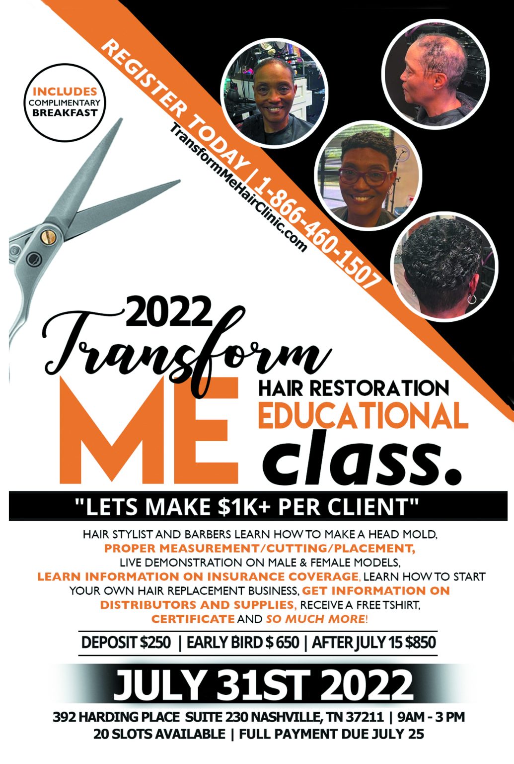 Transform Me Educational Class – TRANSFORM ME